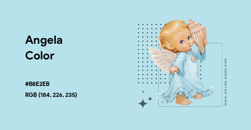 Angela color hex code is #B8E2EB