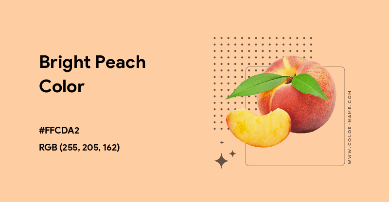 Bright Peach color hex code is #FFCDA2