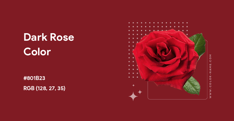 Dark Rose color hex code is #801B23