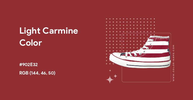 Light Carmine color hex code is #902E32