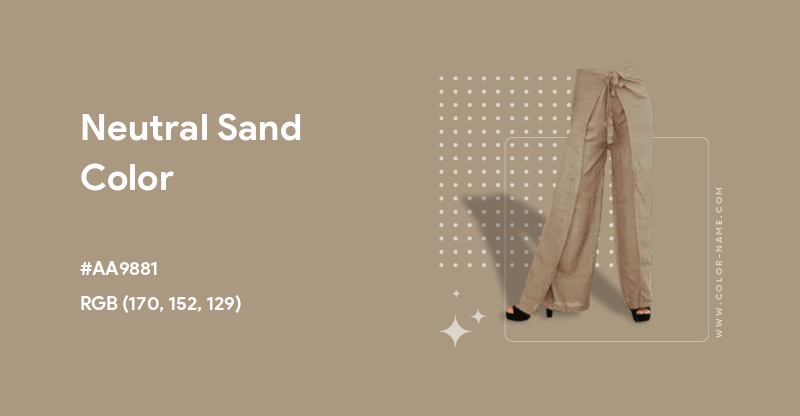 Neutral Sand color hex code is #AA9881
