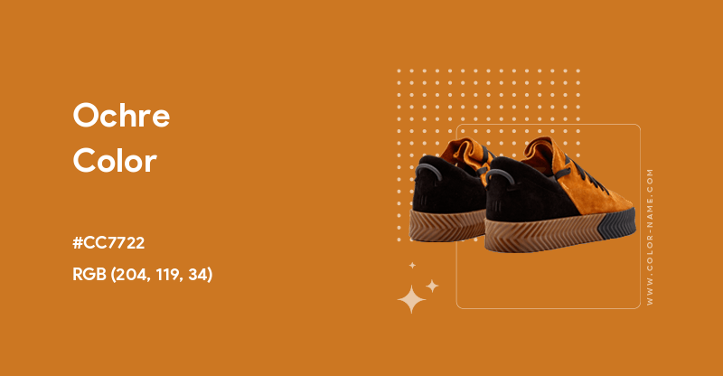 Ochre color hex code is #CC7722