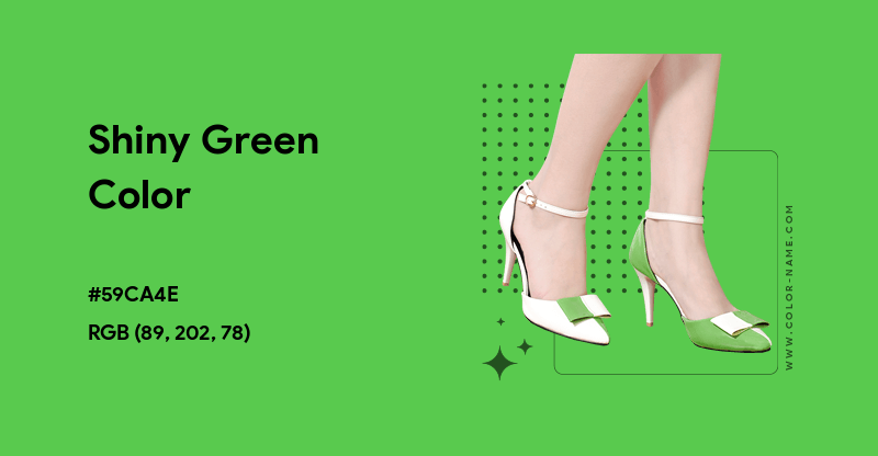 Shiny Green color hex code is #59CA4E