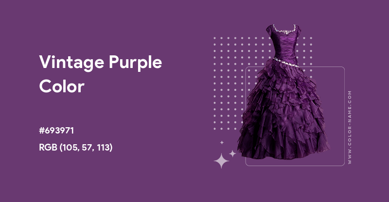 Vintage Purple color hex code is #693971