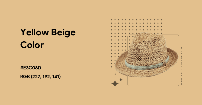 Yellow Beige color hex code is #E3C08D
