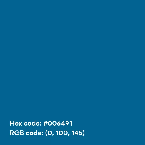 Kingfisher Blue color hex code is #006491