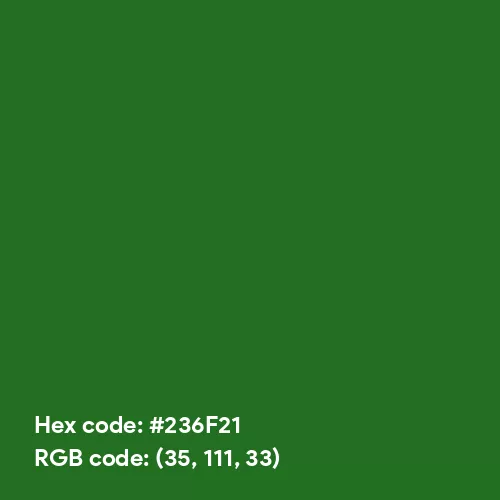 Natural Green color hex code is #236F21