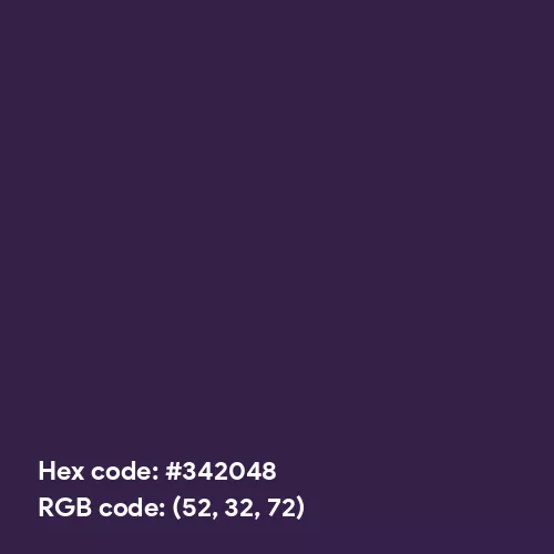 Midnight Purple color hex code is #342048