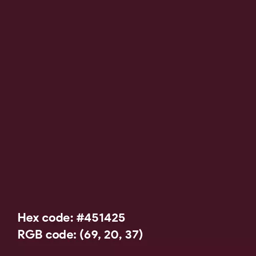 Black Raspberry color hex code is #451425