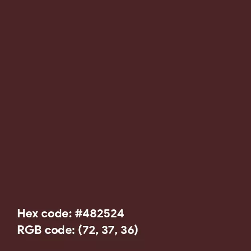 Dark Rosewood color hex code is #482524