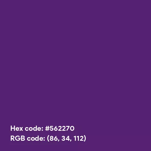 True Purple color hex code is #562270