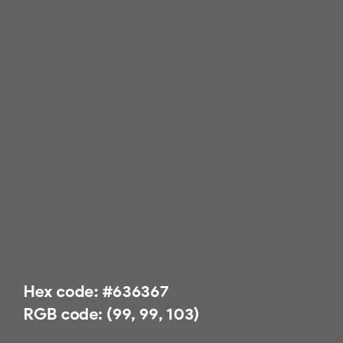 Satin Grey color hex code is #636367