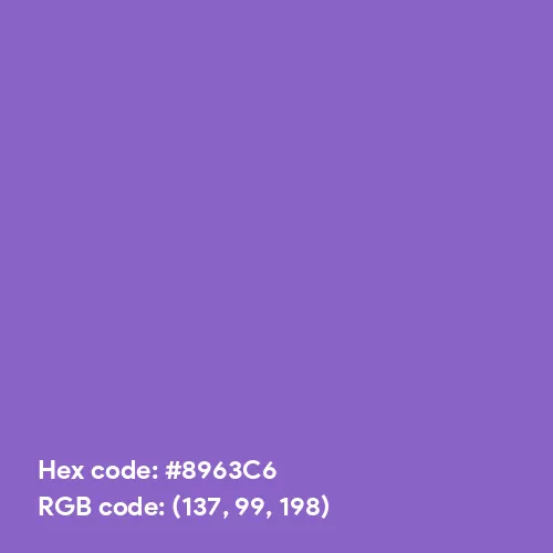 Pretty Purple color hex code is #8963C6
