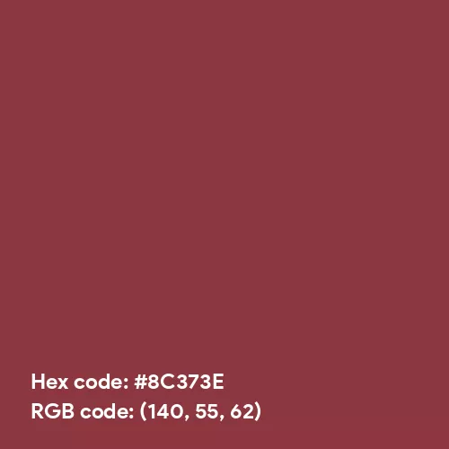 Brick Red (Pantone) color hex code is #8C373E