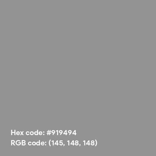 Wolf Gray color hex code is #919494
