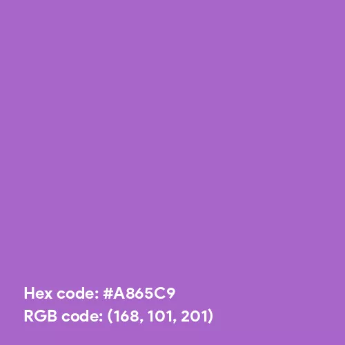 Light Purple color hex code is #A865C9