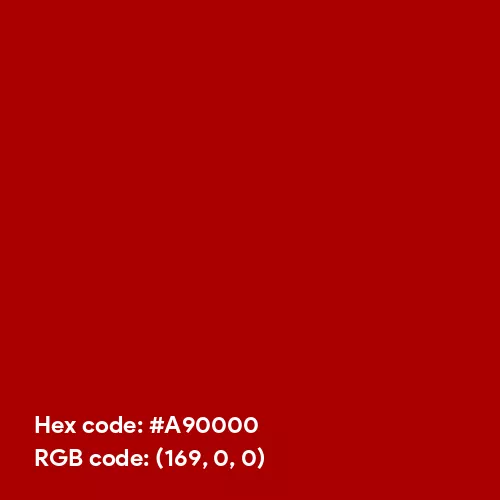 #A90000 Color name is Dark Candy Apple Red
