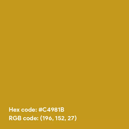 Greed color hex code is #C4981B