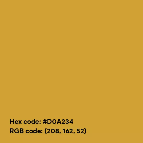 Bronze CMYK color hex code is #D0A234