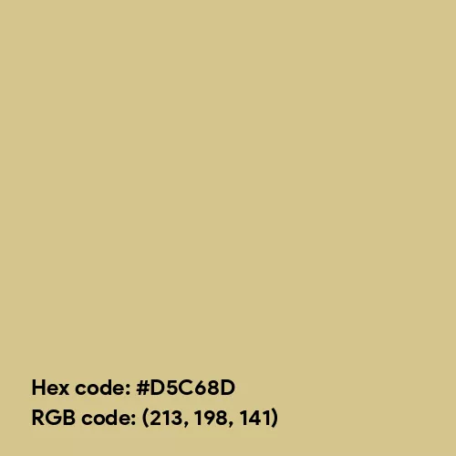 Dark Vanilla color hex code is #D5C68D