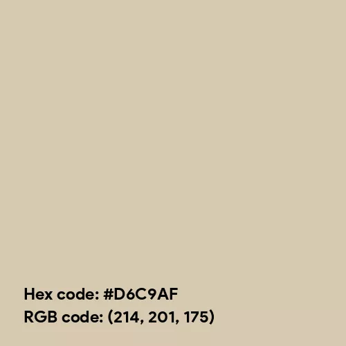 Light Khaki color hex code is #D6C9AF