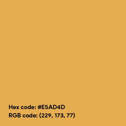 Phoenix color hex code is #E5AD4D