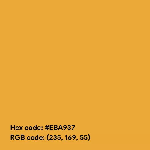 Honey color hex code is #EBA937