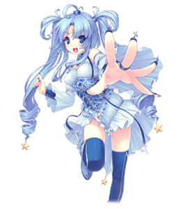 Kawaii Blue color hex code is #7E96DF