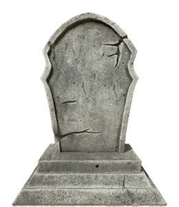 Gravestone color hex code is #949591