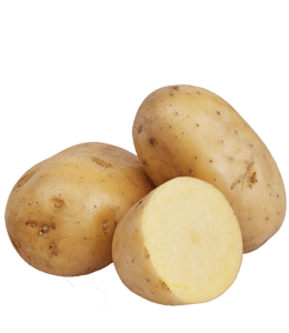 Potato color hex code is #EFEAB5